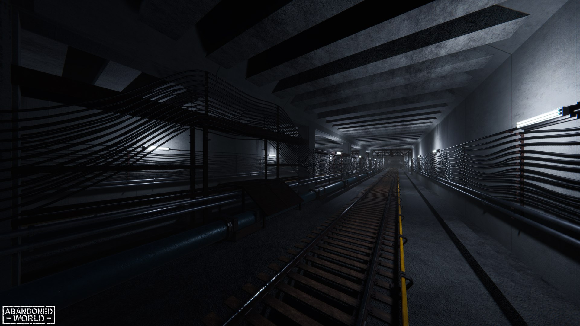 Modular Subway Tunnels For Unity 3D Model - TurboSquid 2398334