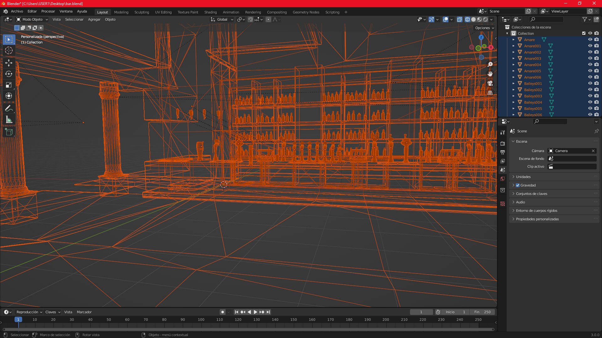 3D Bar 3D Model - TurboSquid 1929382