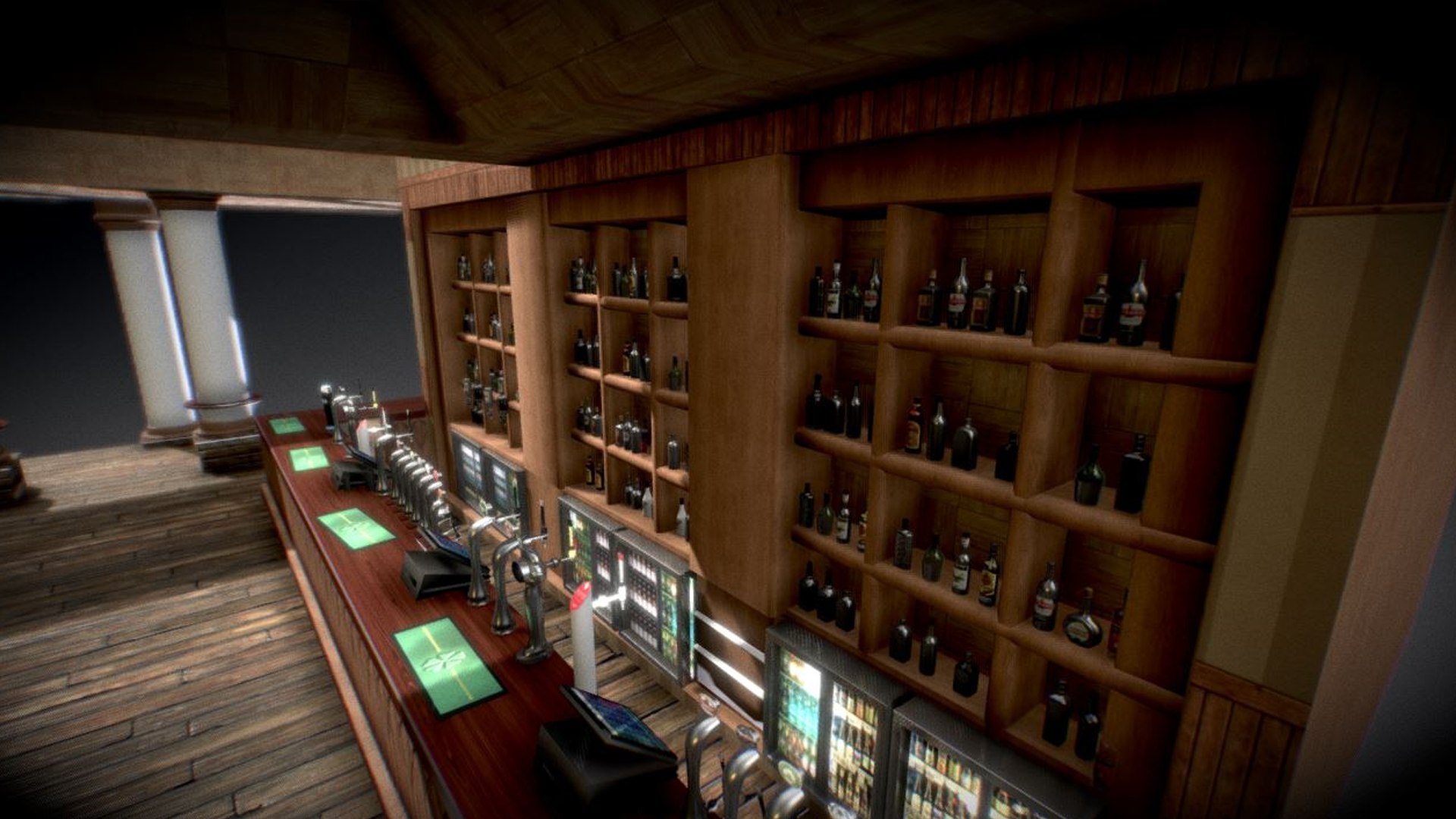 3D Bar 3D Model - TurboSquid 1929382