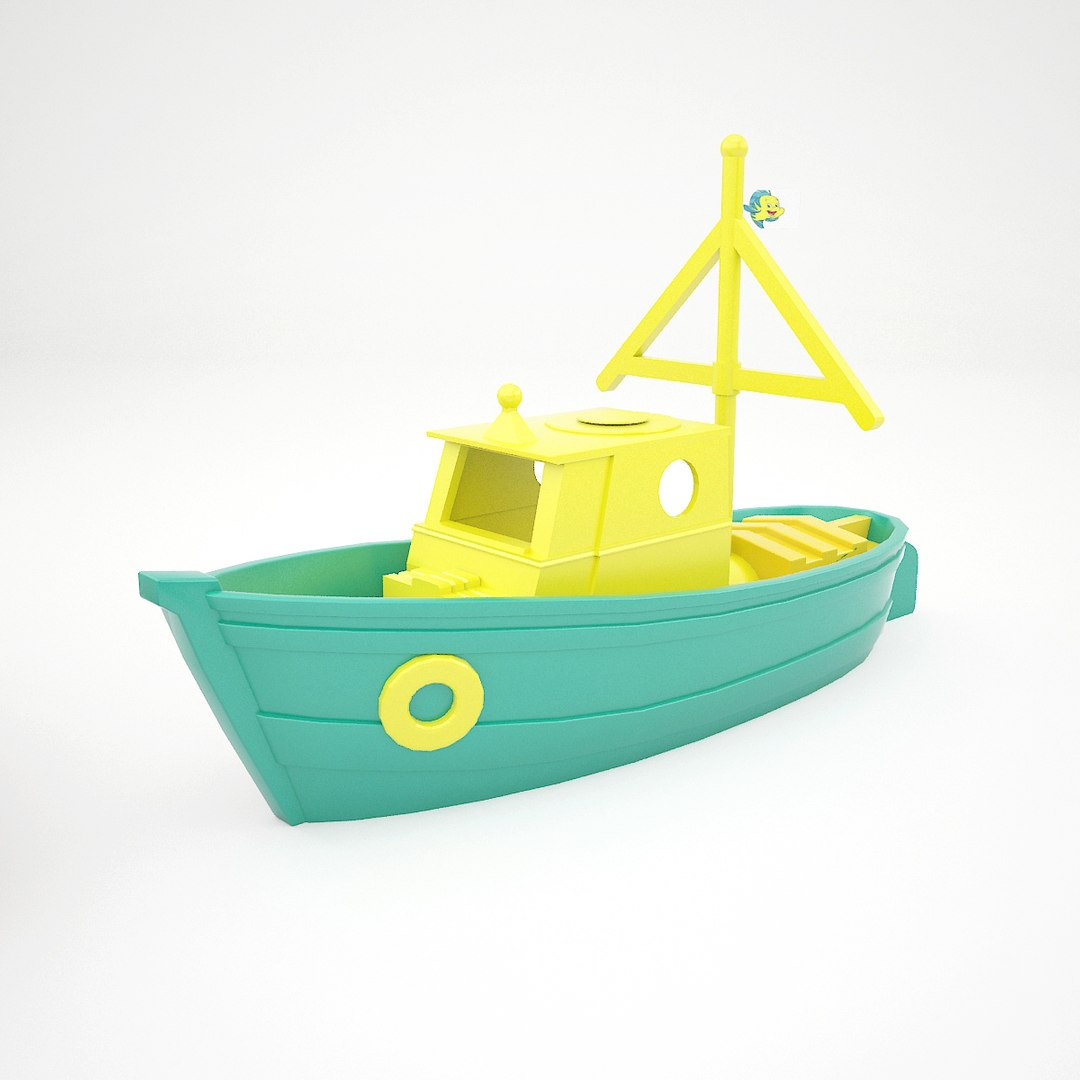 3D Toy Boats Model - TurboSquid 1312347