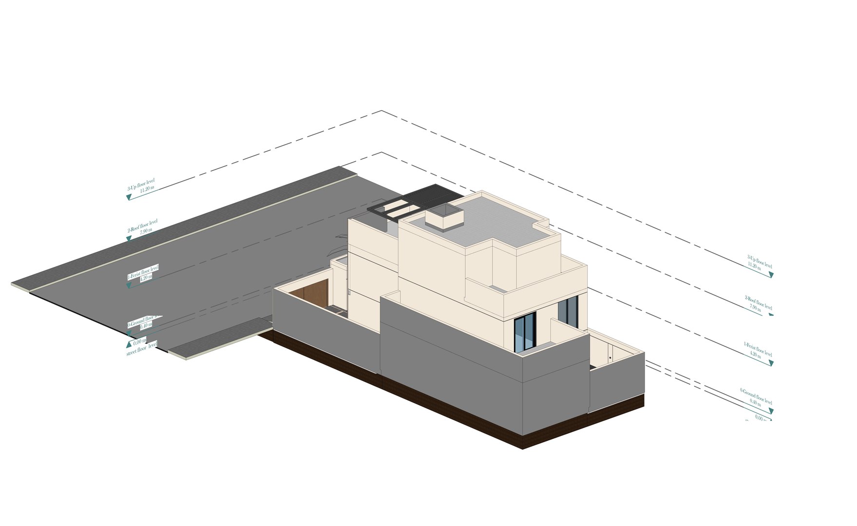 Rivet Modern Villa Project With Space Of 324 M 3D - TurboSquid 2379997