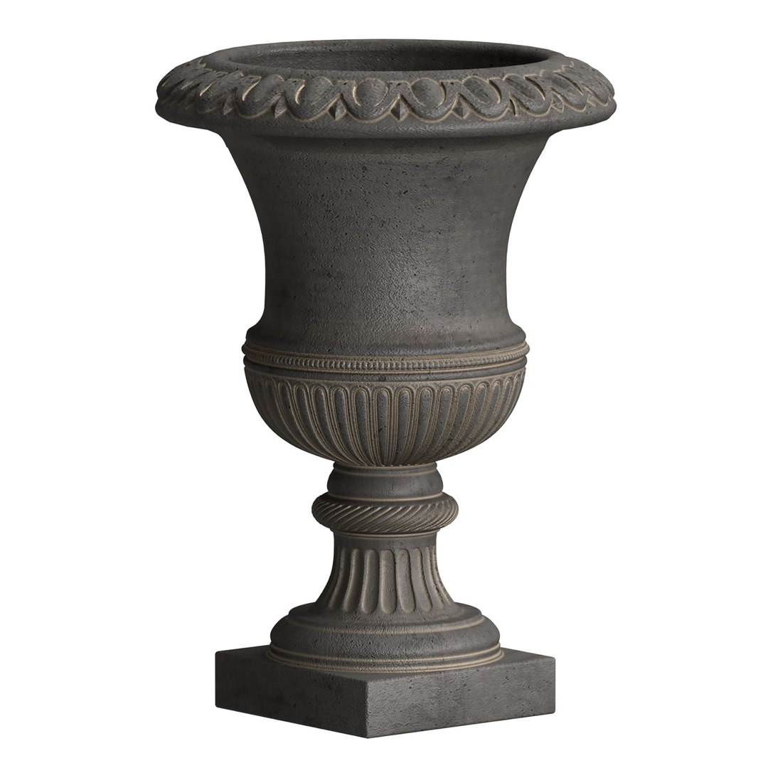 Classical Vase For Decorating The Facade Flowerpot 3D Model ...