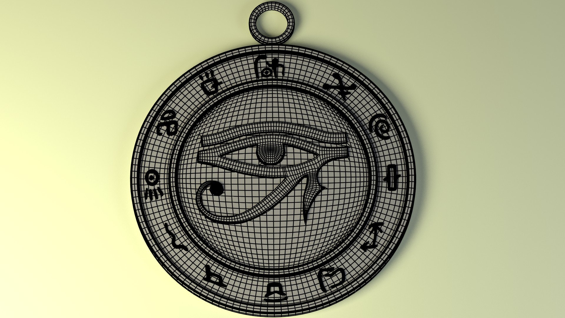 Talisman Eye Ra Horus Model - TurboSquid 1425947