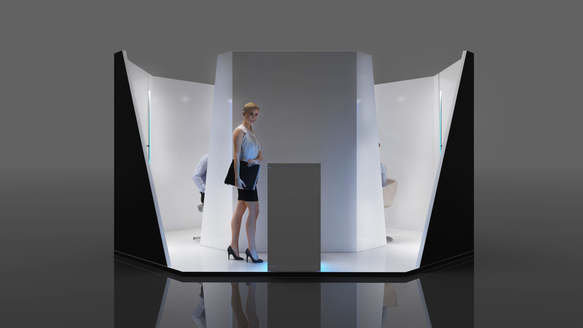 Modern Stand - Minimalist Design 3D - TurboSquid 1736149