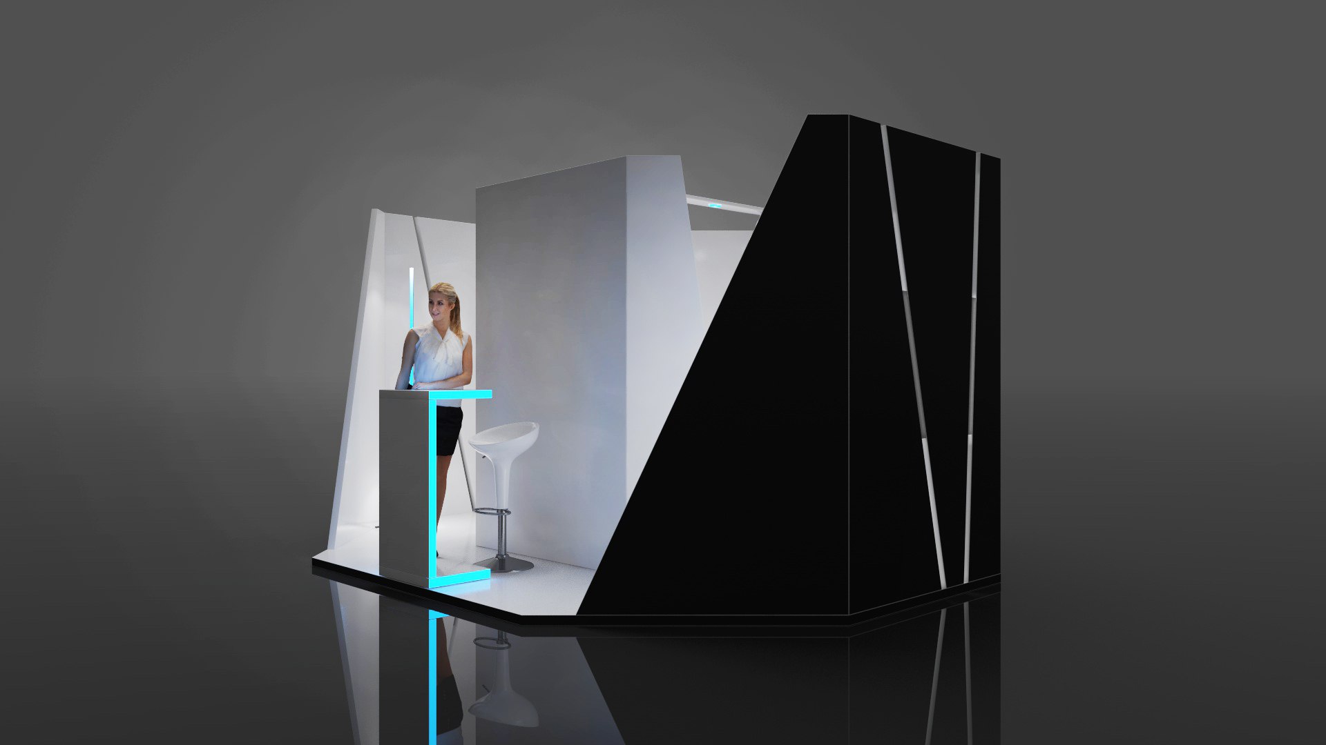 Modern Stand - Minimalist Design 3D - TurboSquid 1736149