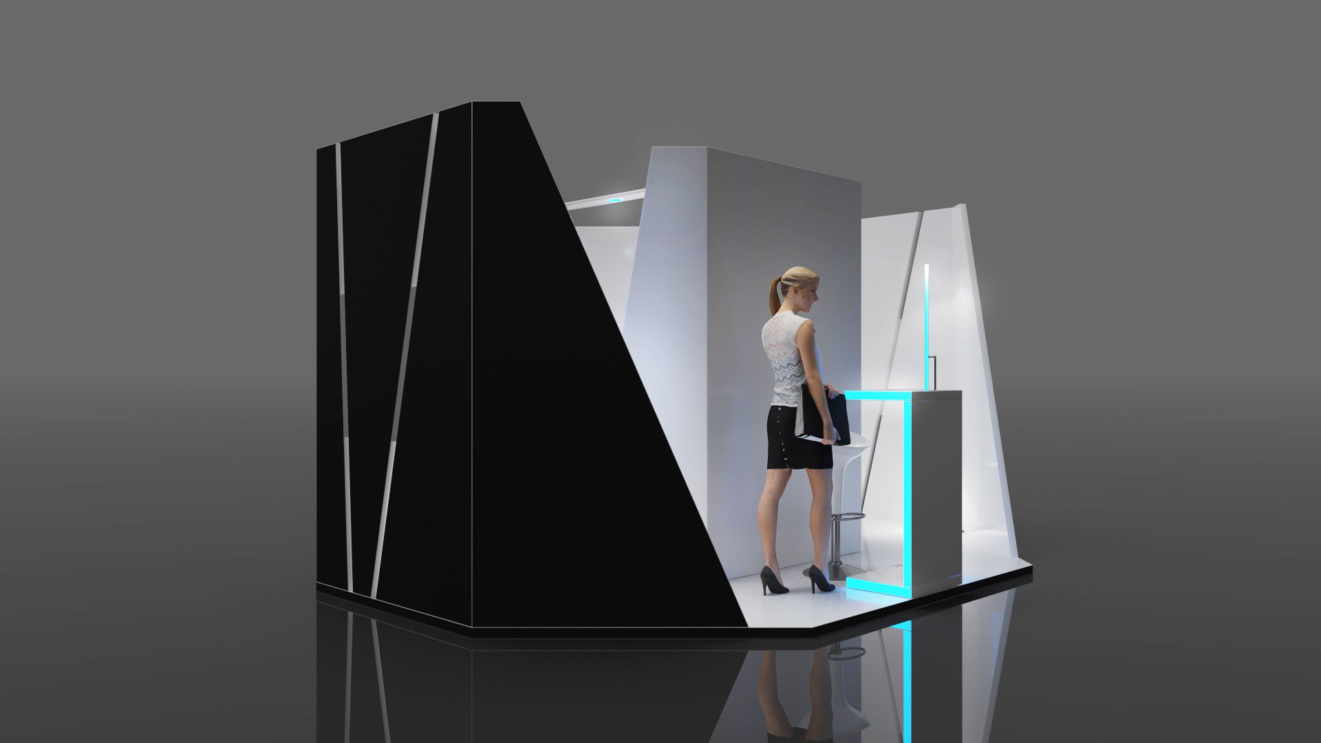 Modern Stand - Minimalist Design 3D - TurboSquid 1736149