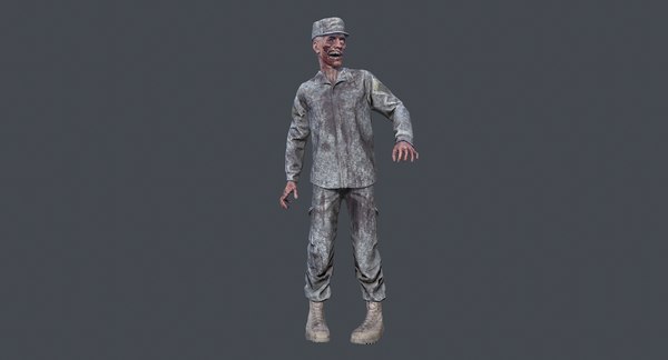 Ready zombie army 3D model - TurboSquid 1163058