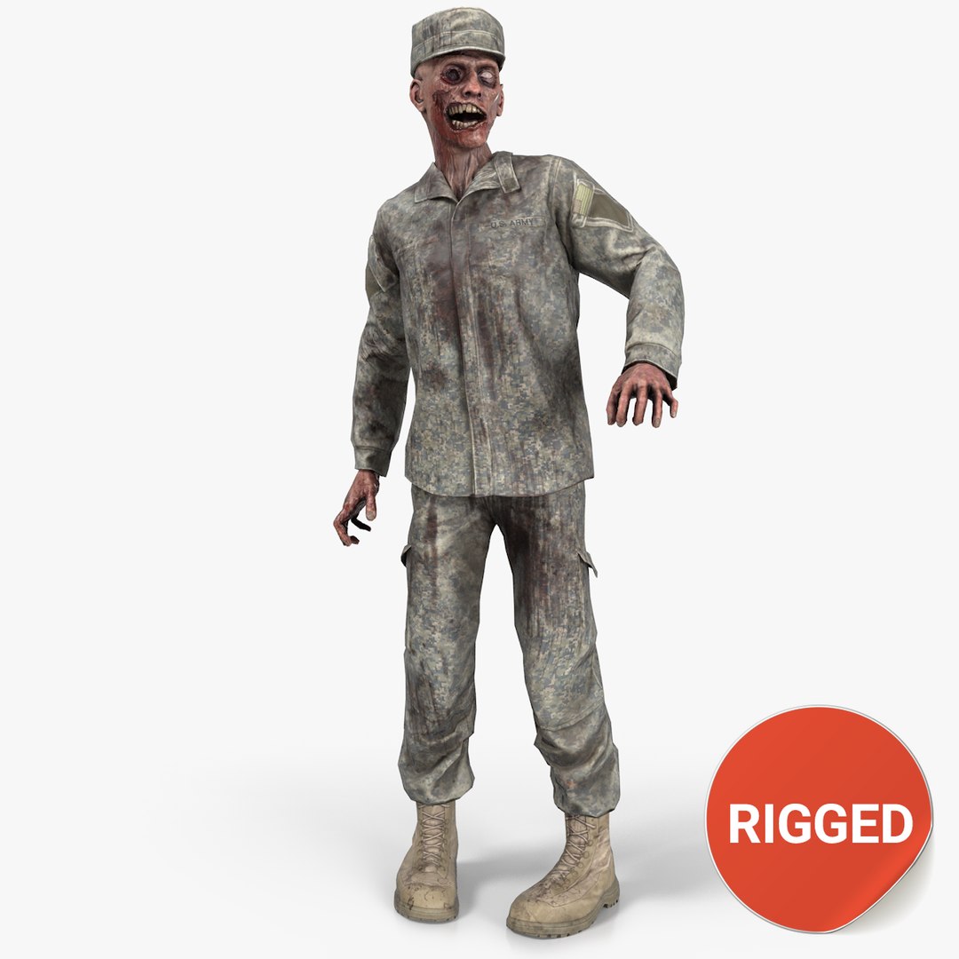 Ready Zombie Army 3D Model - TurboSquid 1163058