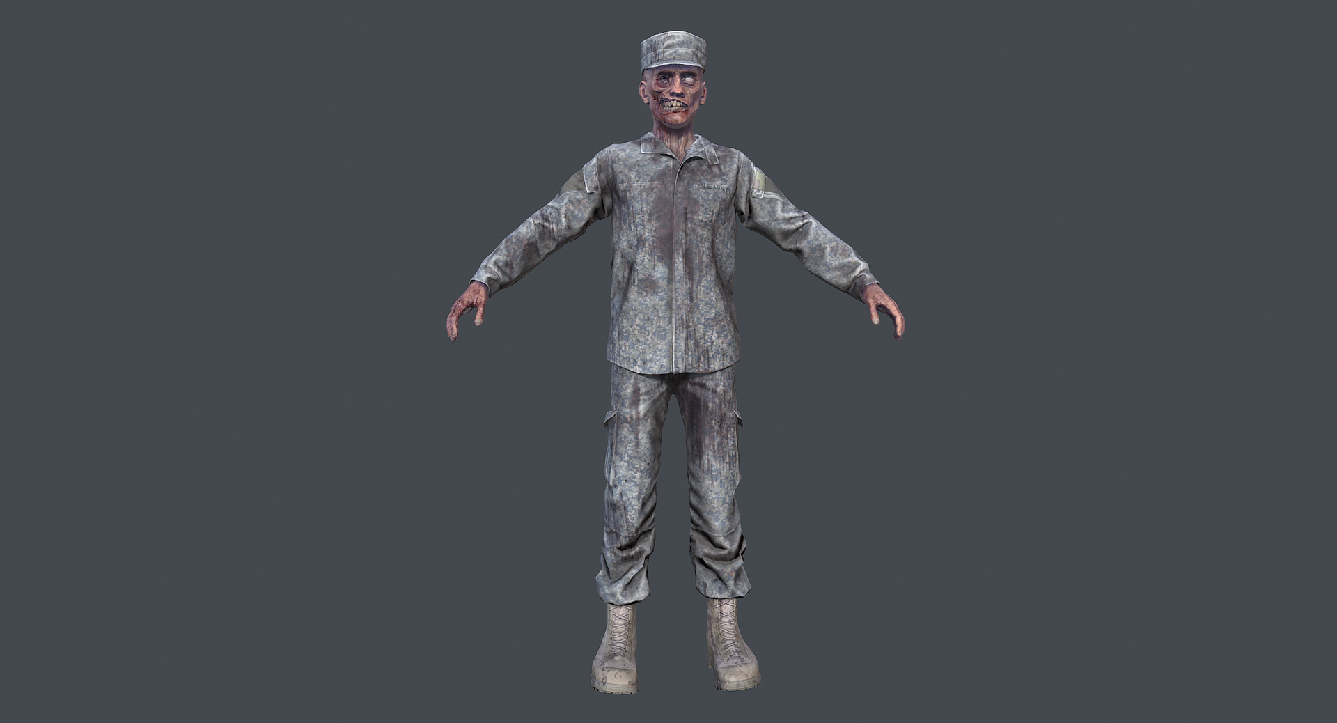 Ready Zombie Army 3D Model - TurboSquid 1163058