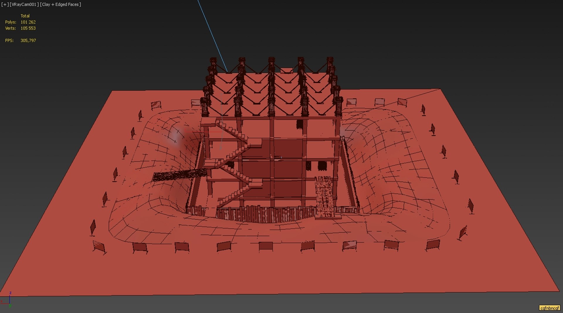 Construction Site 3d Model