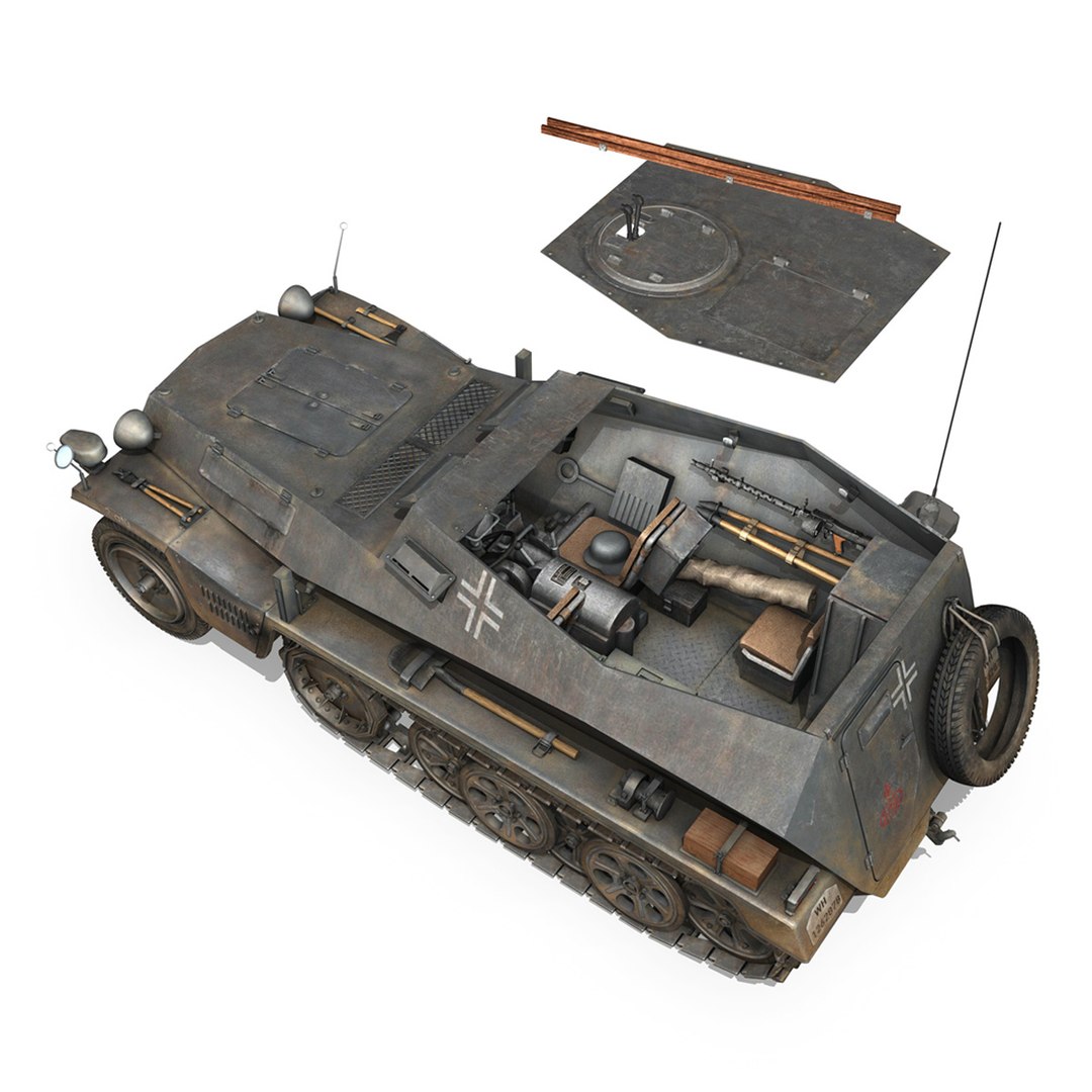 3D Model Sd Kfz 253 - - TurboSquid 1177617
