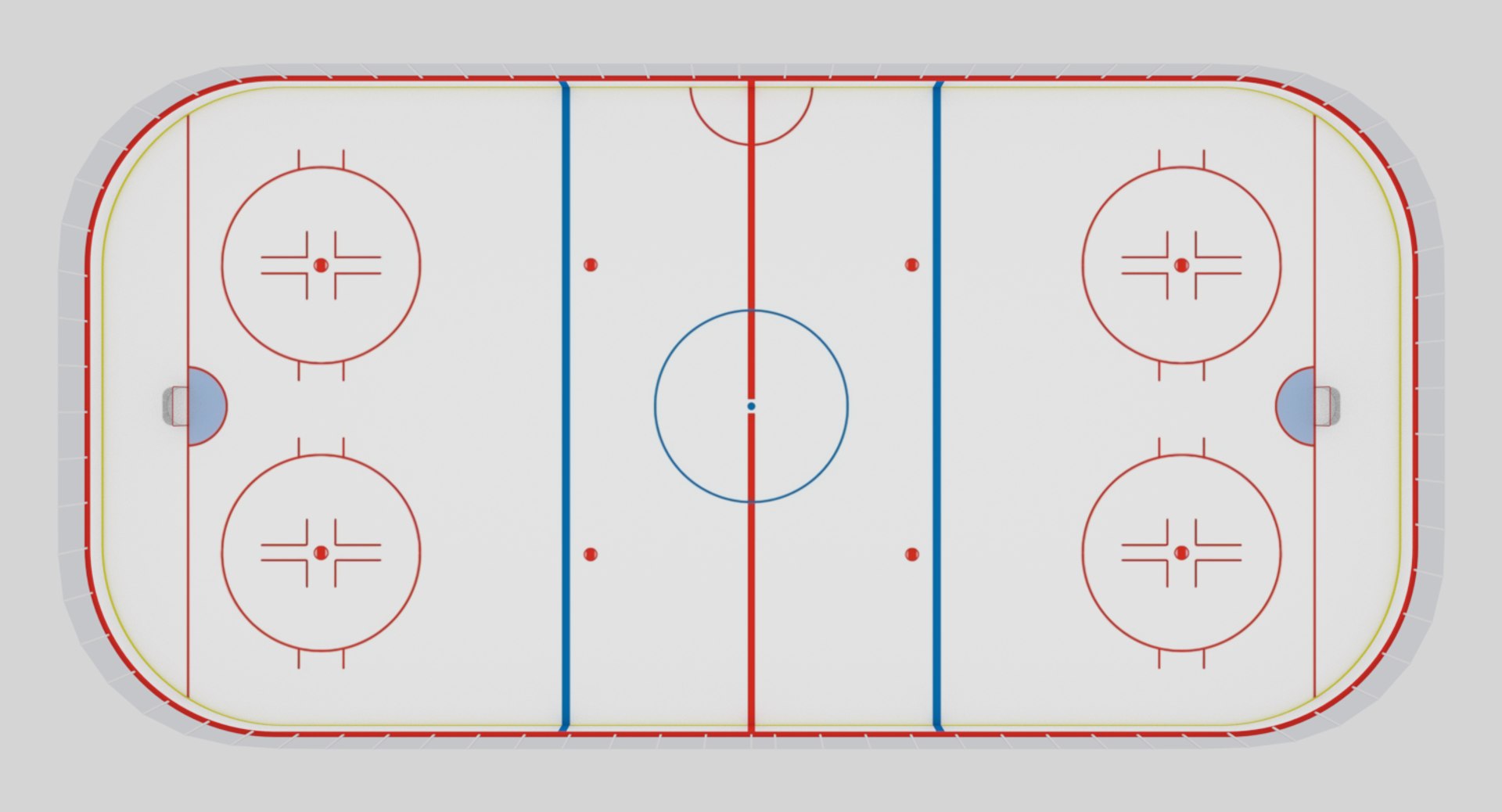 3D Ice Hockey Rink Model - TurboSquid 1392963