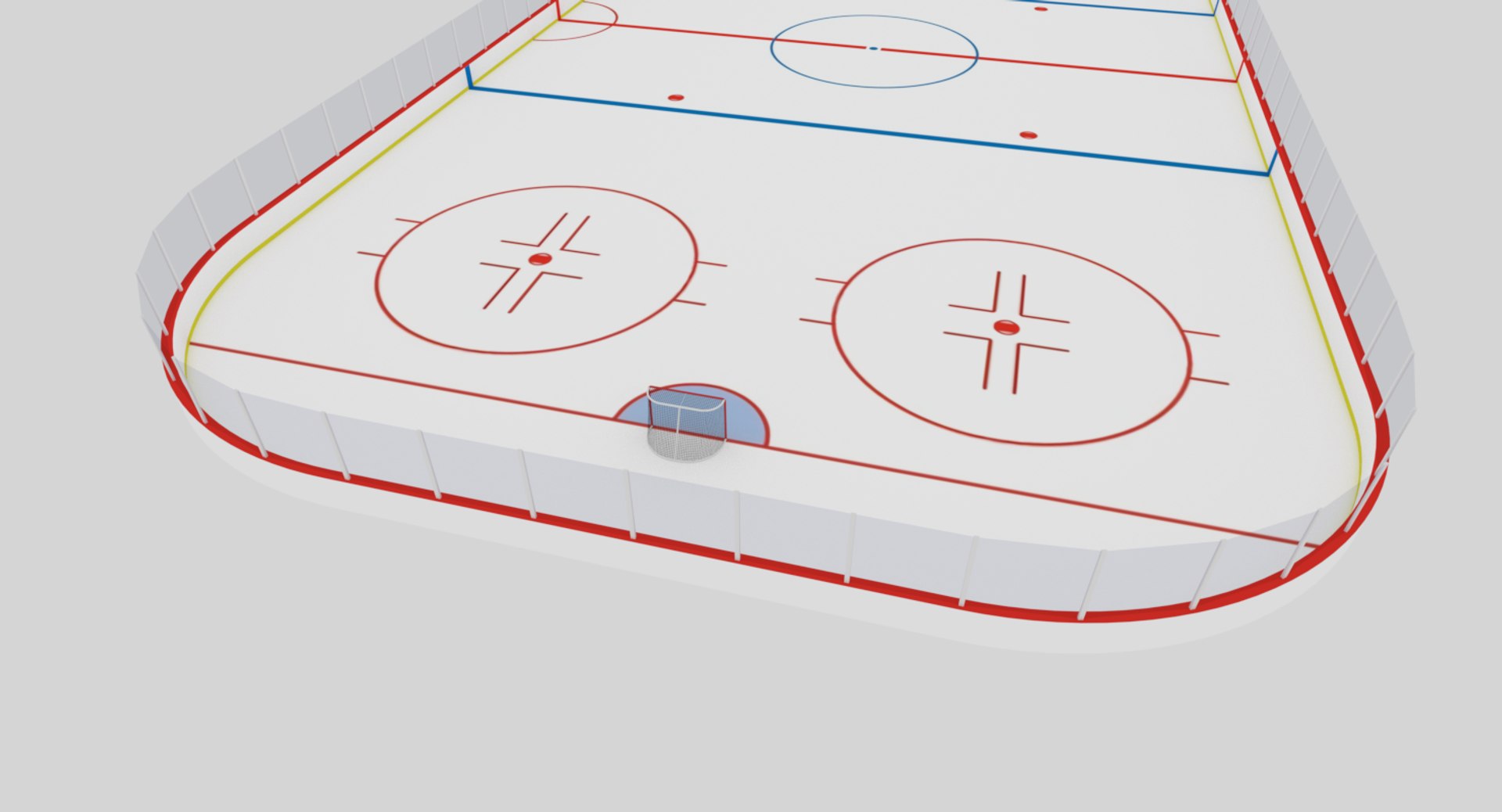 3D Ice Hockey Rink Model - TurboSquid 1392963
