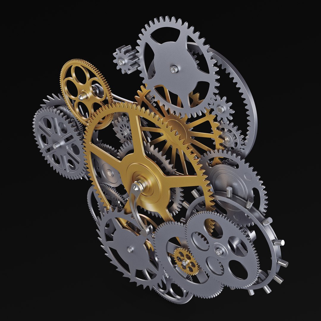 3D Gear Mechanism V 9 Model - TurboSquid 1613203