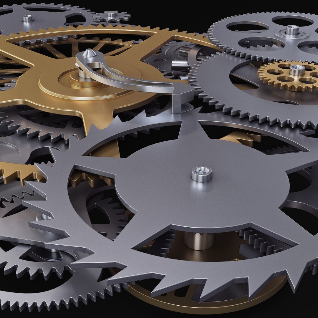 3D Gear Mechanism V 9 Model - TurboSquid 1613203