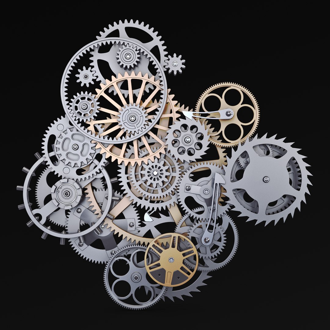 3D Gear Mechanism V 9 Model - TurboSquid 1613203