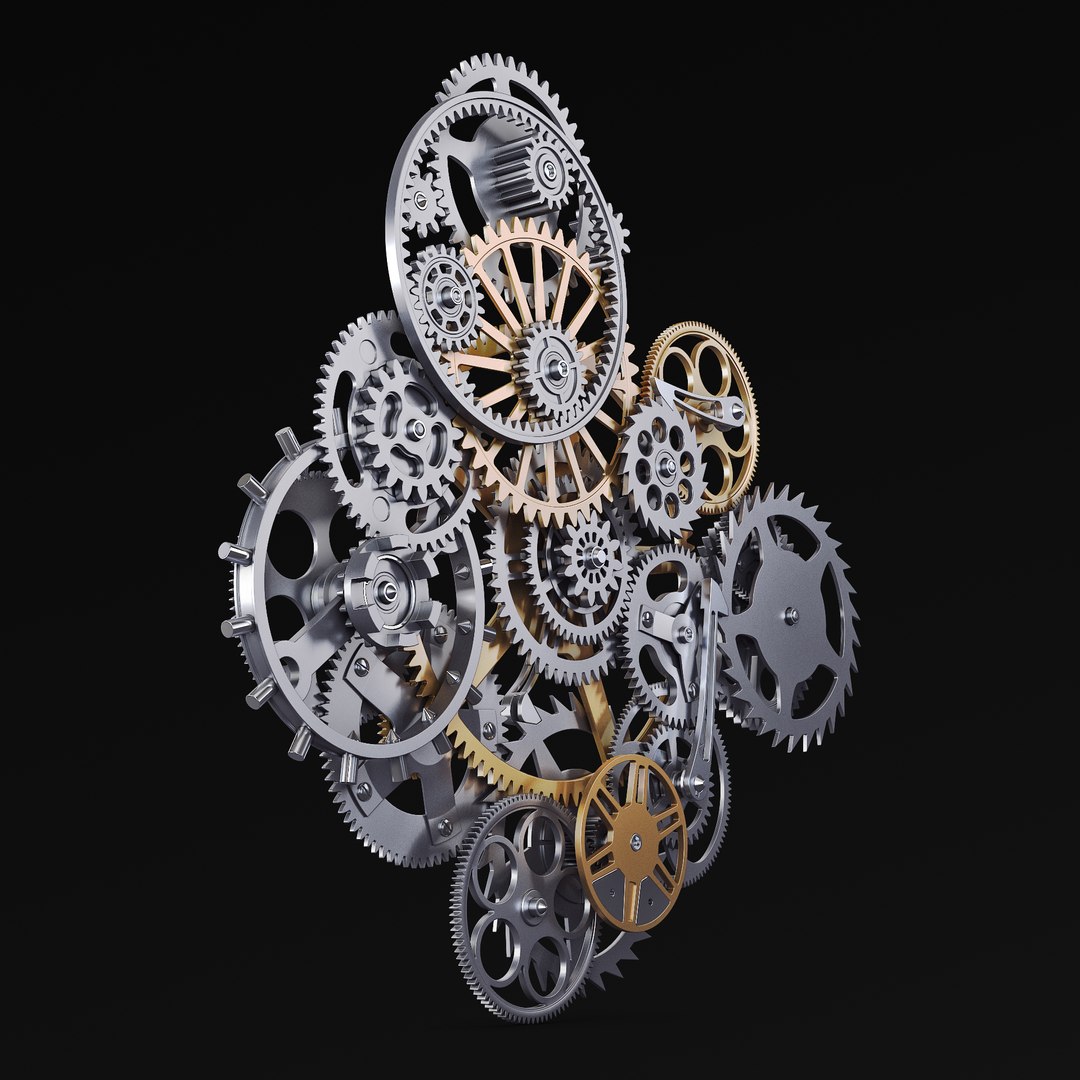 3D Gear Mechanism V 9 Model - TurboSquid 1613203