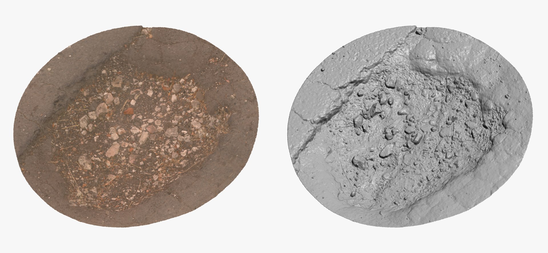 Pothole 14 RAW Scan Model - TurboSquid 1957127