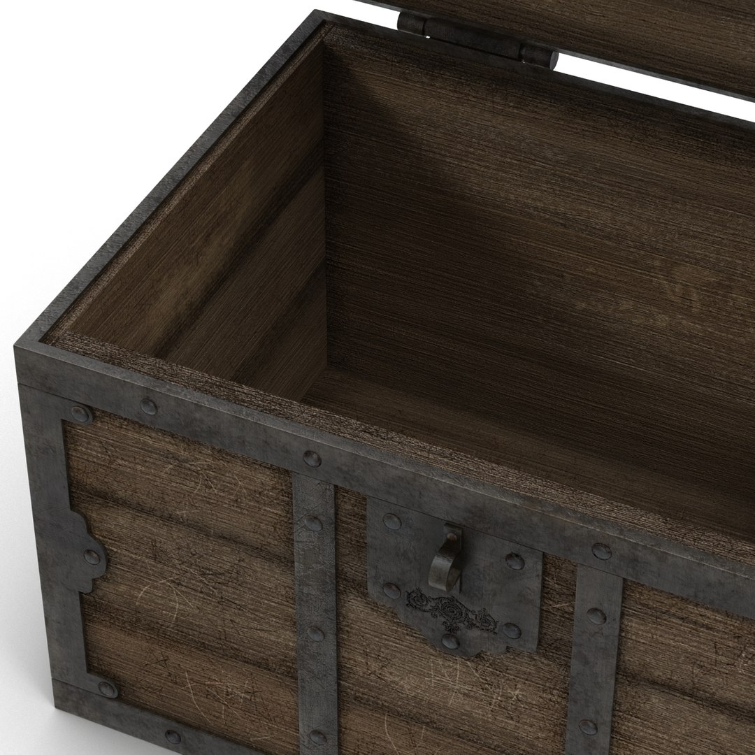 old wooden chest max