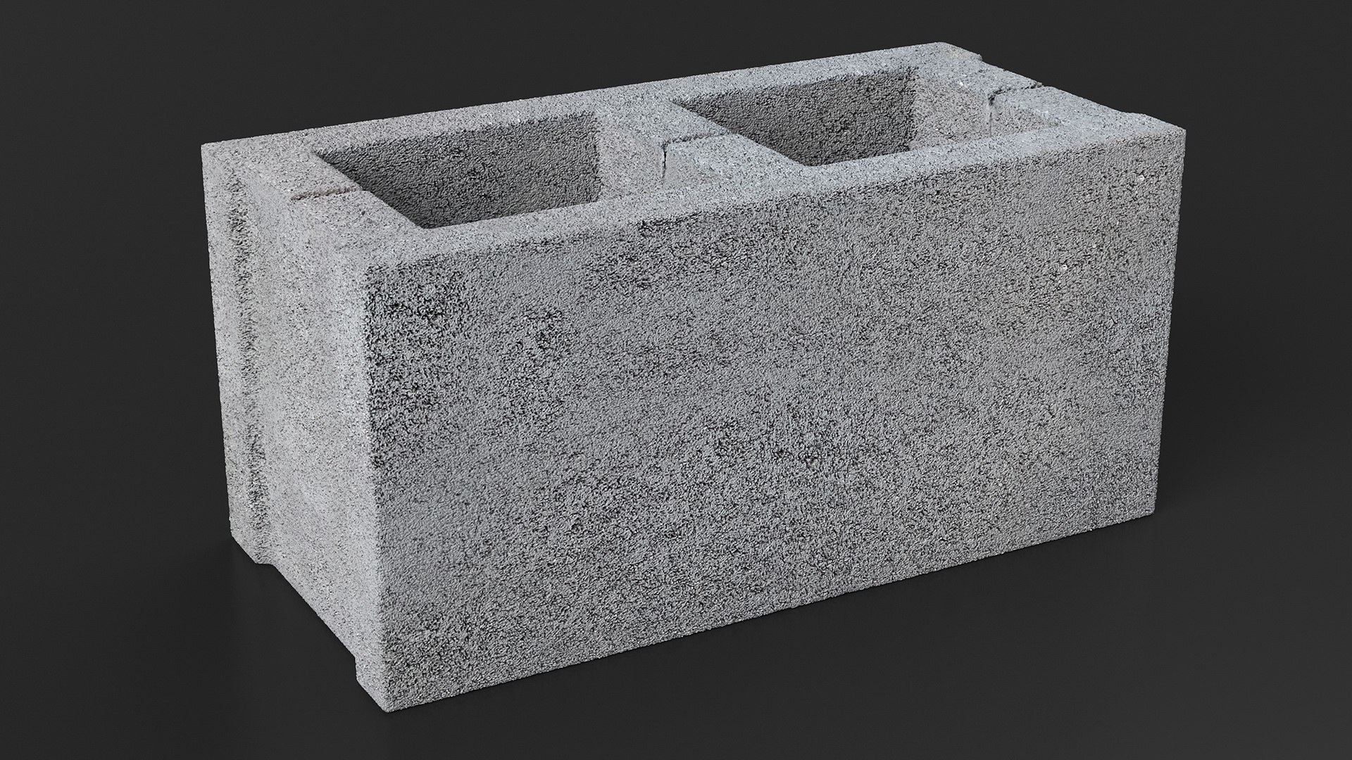 3D Realistic Cinder Block Model - TurboSquid 2201918