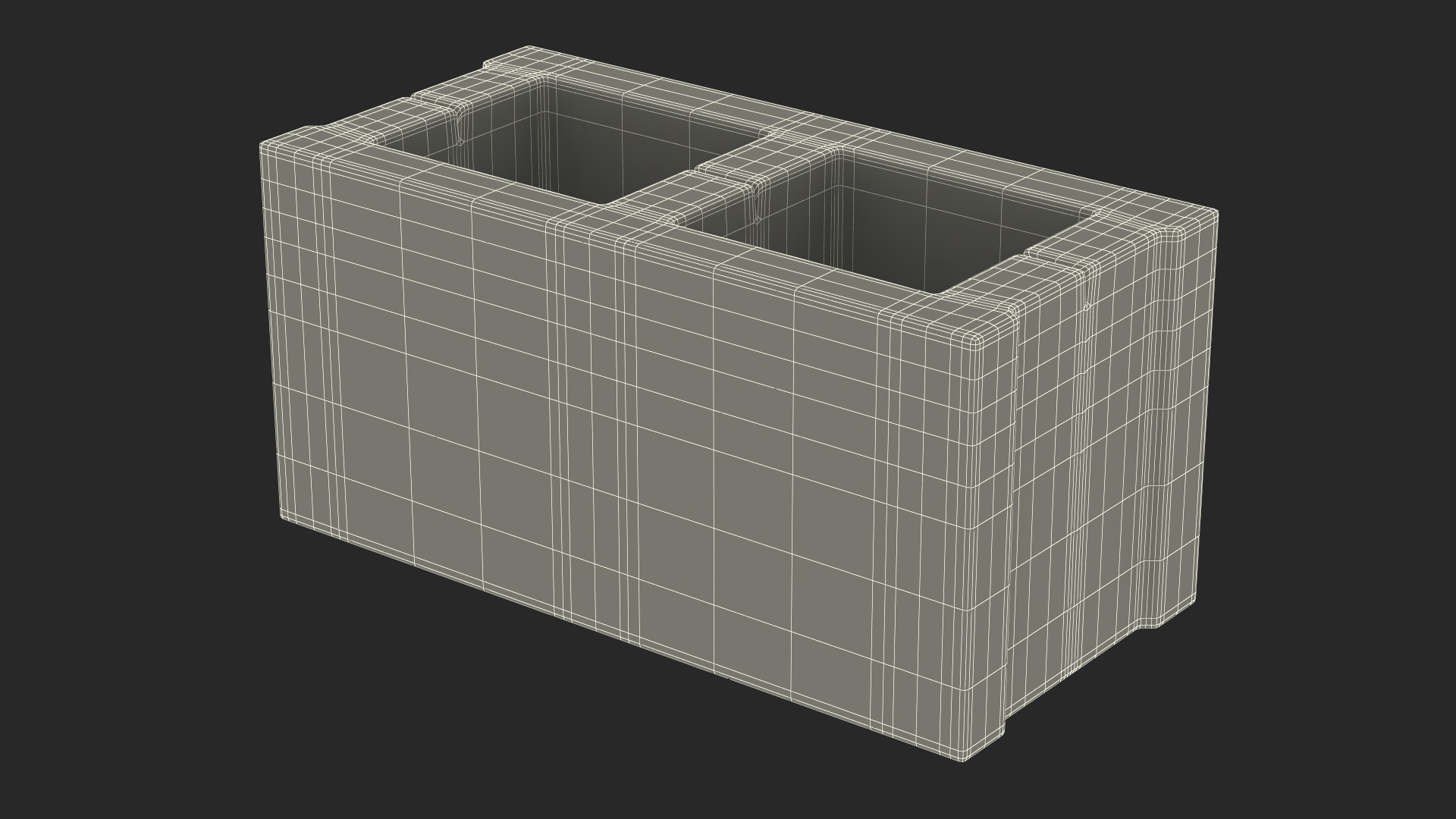 3D Realistic Cinder Block Model - TurboSquid 2201918