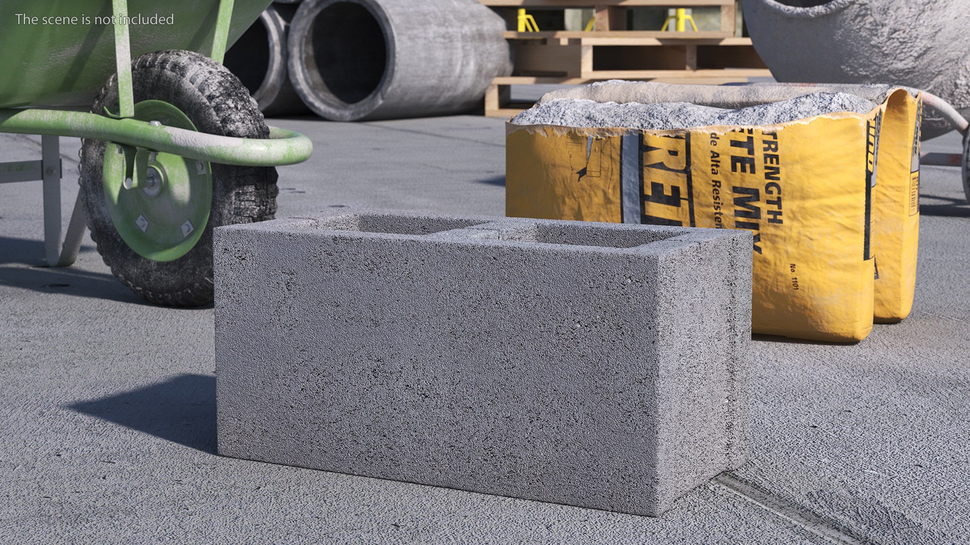 3D Realistic Cinder Block Model - TurboSquid 2201918