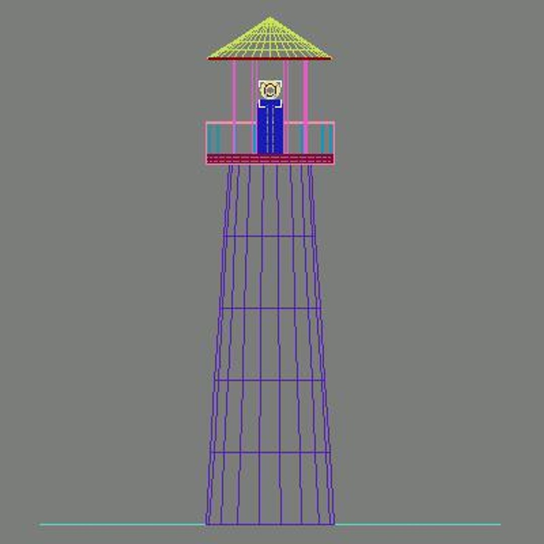 3d Model Lighthouse Light