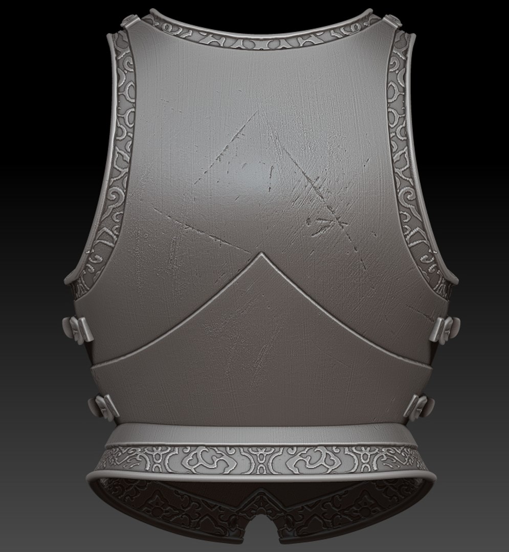 xsi engraved breastplate