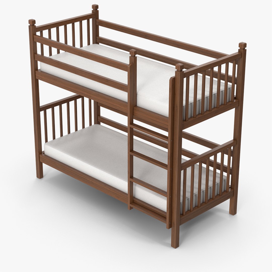 Double Floor Bed Model Turbosquid 2074710