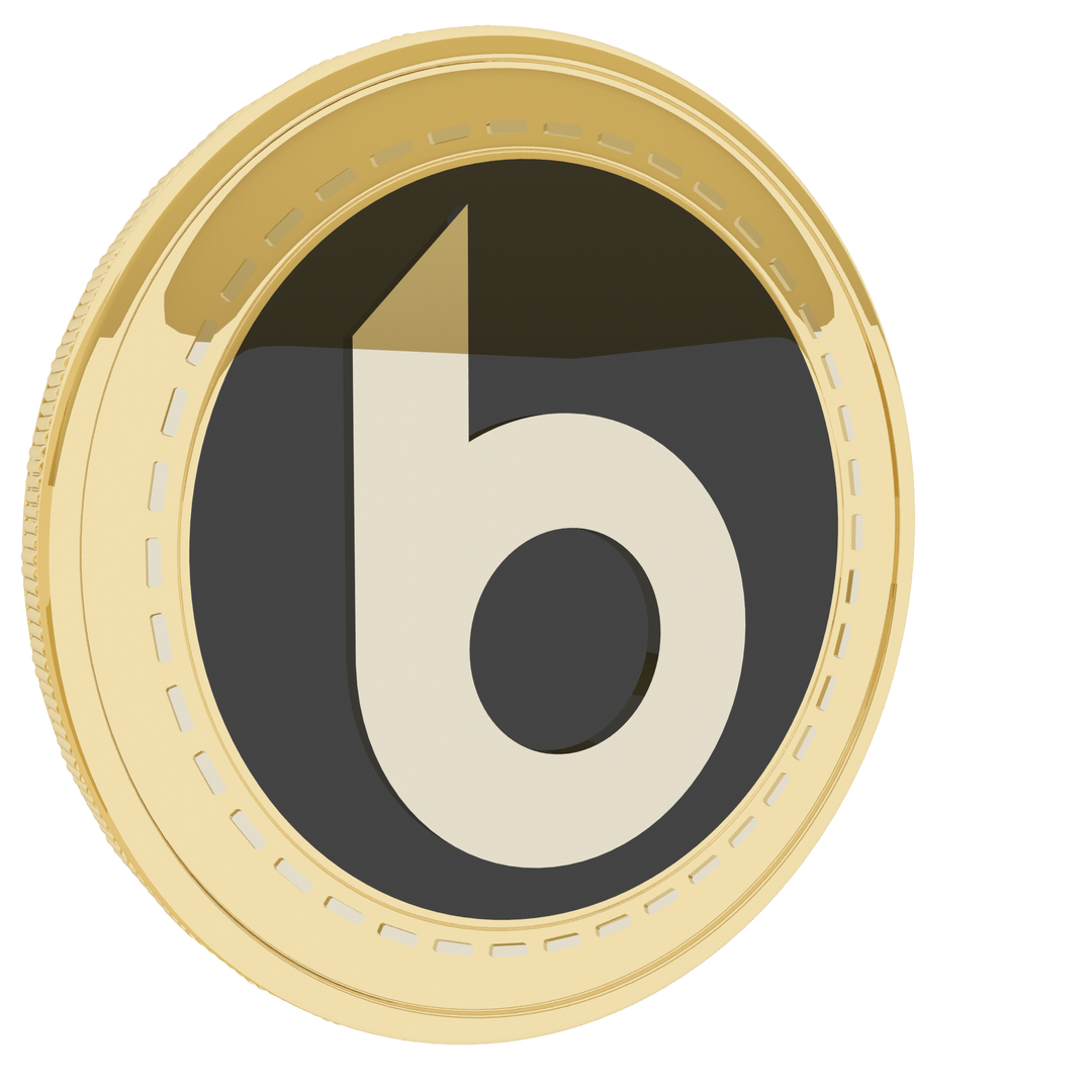 3D BeNative Cryptocurrency Gold Coin - TurboSquid 1782975