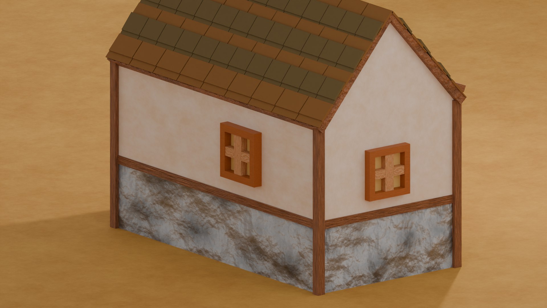 Medieval House Design 3 3D Model - TurboSquid 2366139