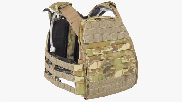 modelo 3d ADF Tiered Body Armour System TBAS Tier 5 Special Operations ...