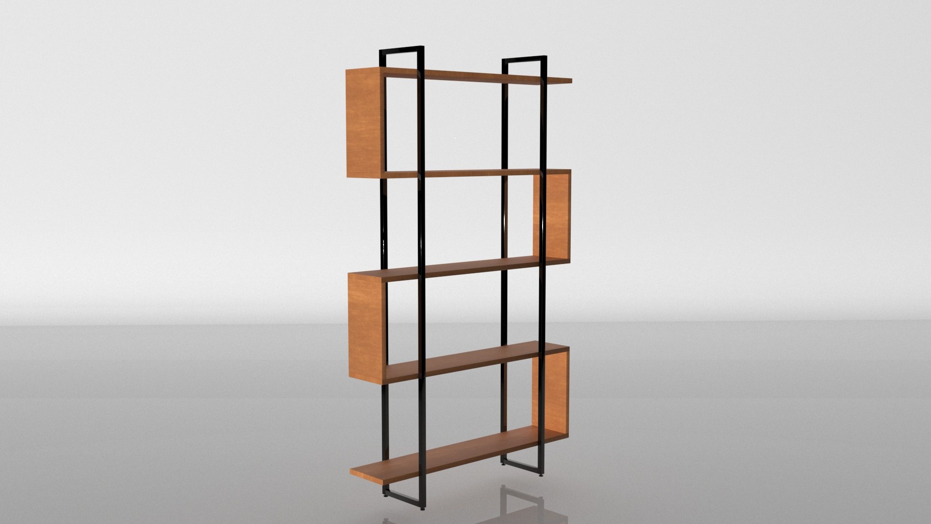 3D Model Industrial Book Shelf - TurboSquid 2188176