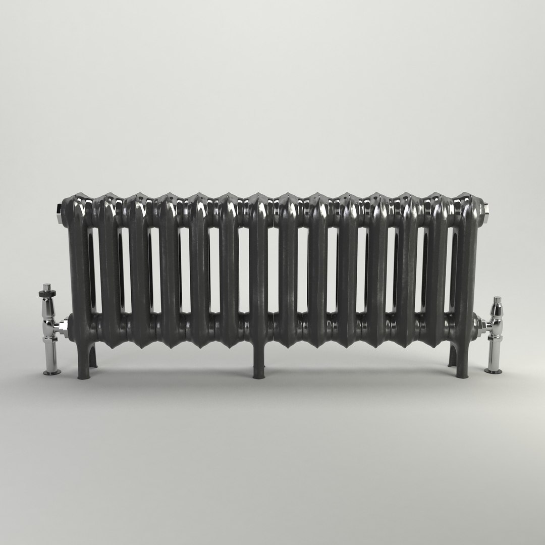 3d Model Vintage Radiator