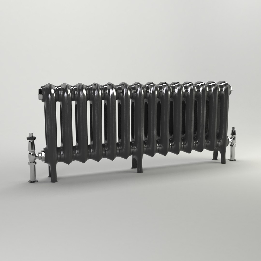 3d Model Vintage Radiator