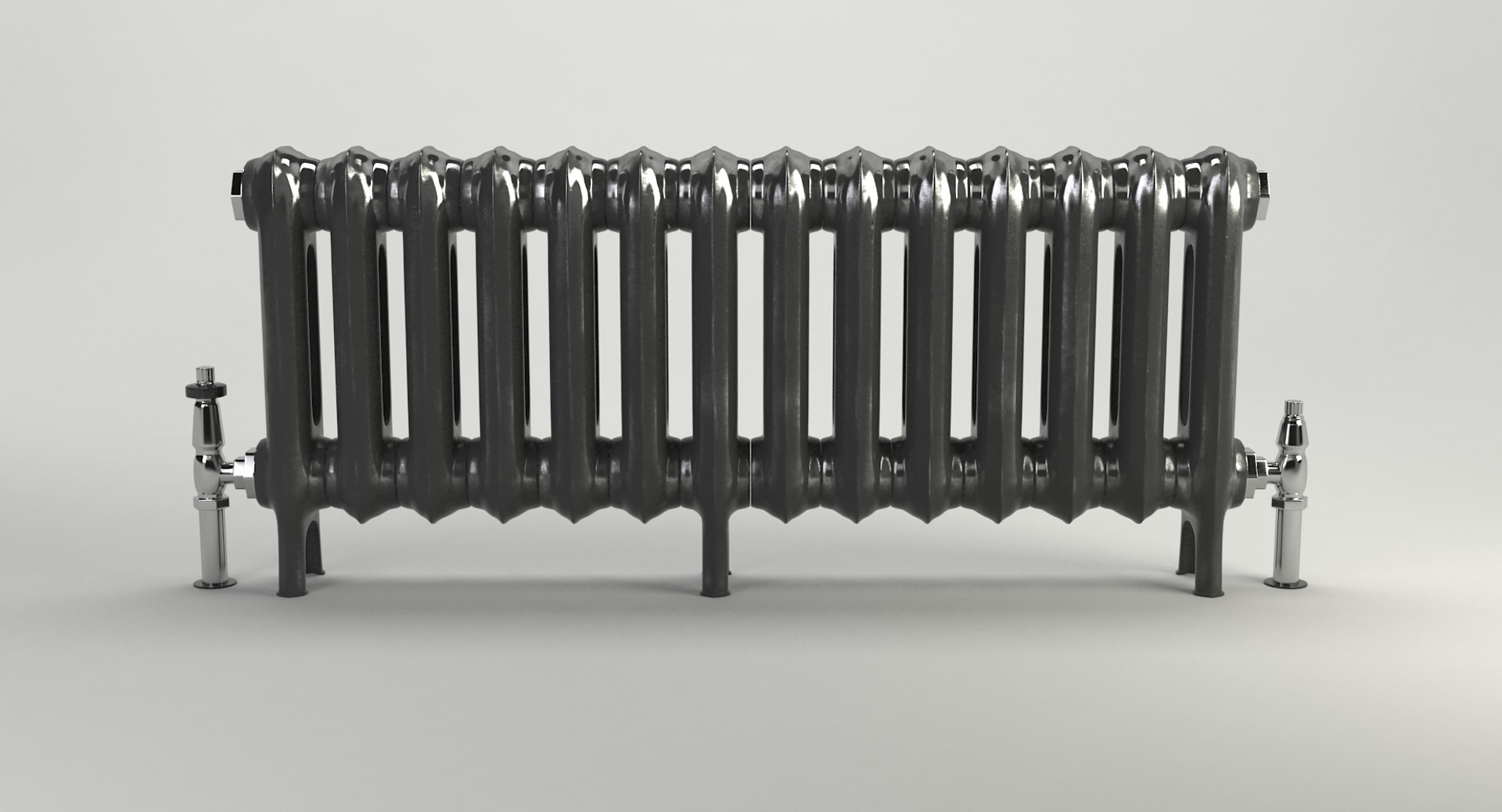 3d Model Vintage Radiator