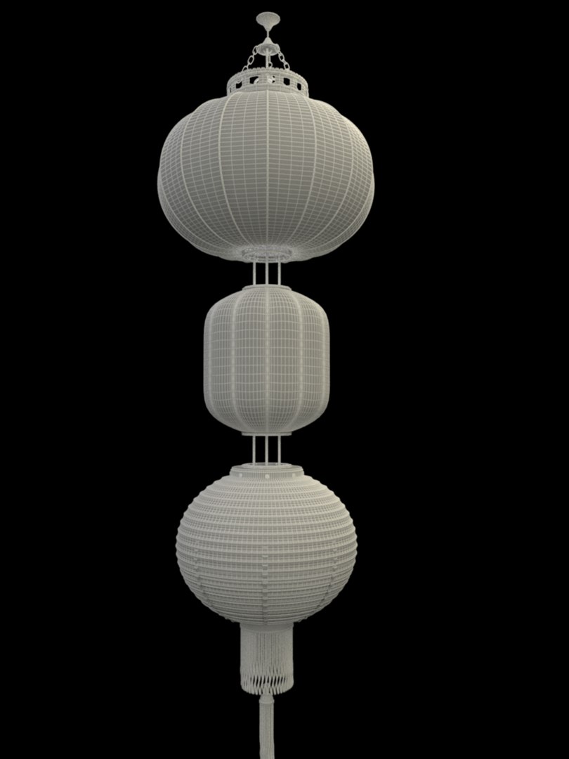 3D Chinese Red Lantern Model - TurboSquid 1588596