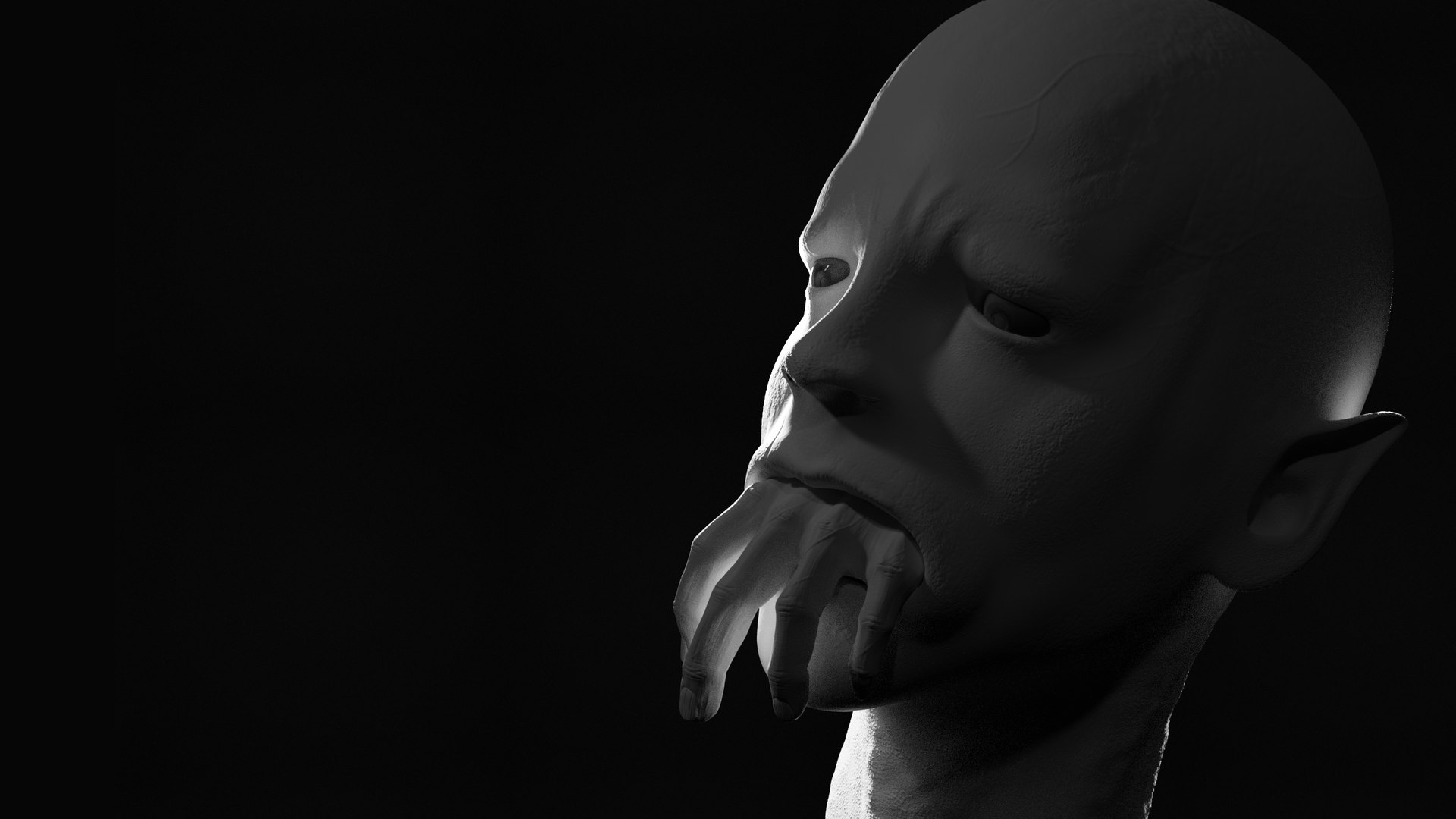 Horror Elf Head 3D Model - TurboSquid 2123833