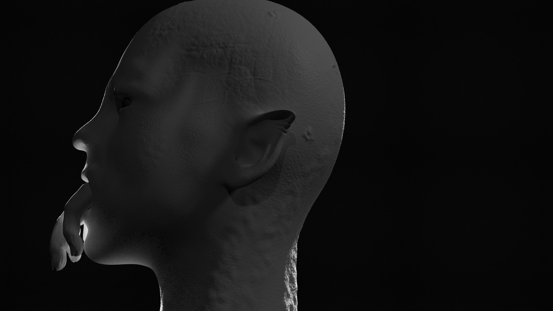 Horror Elf Head 3D Model - TurboSquid 2123833
