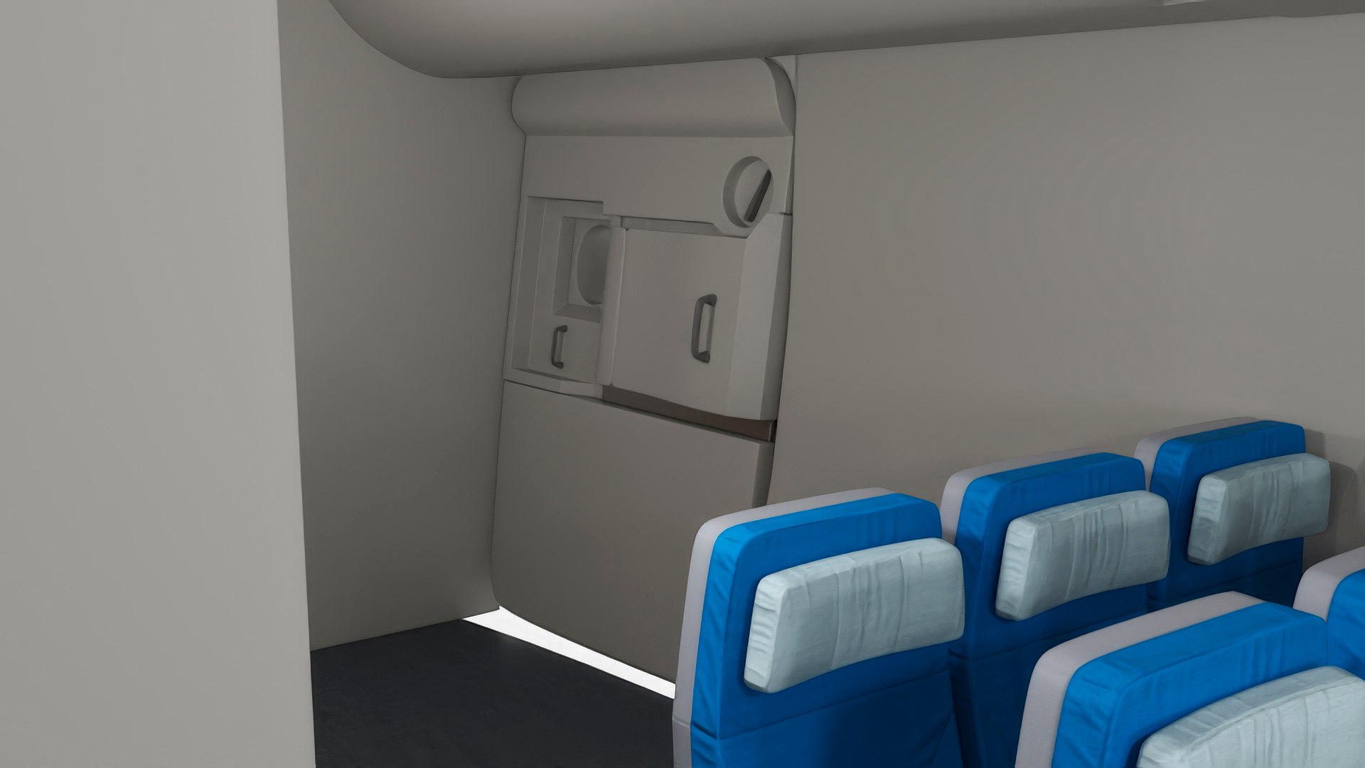 3D Model Aeroplane Interior - TurboSquid 2339767