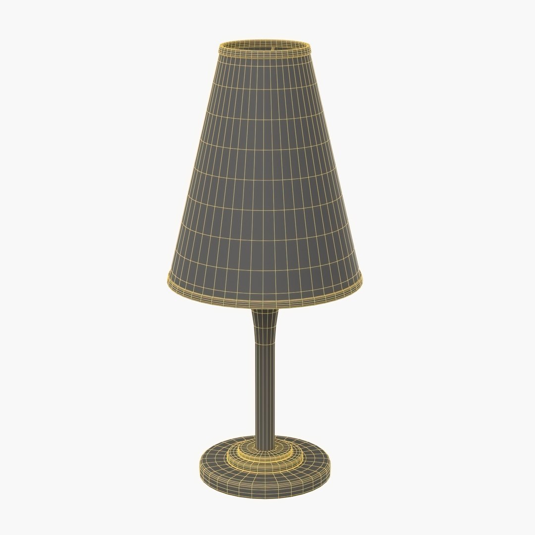 3D Table Lamp On Bar Banquette PBR Model - TurboSquid 2209437