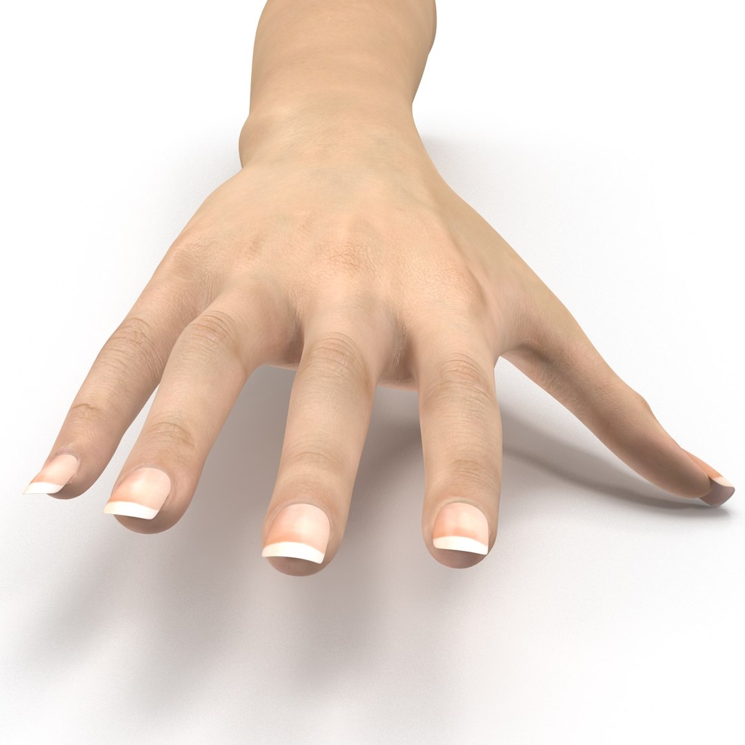 female hand 3 3d max