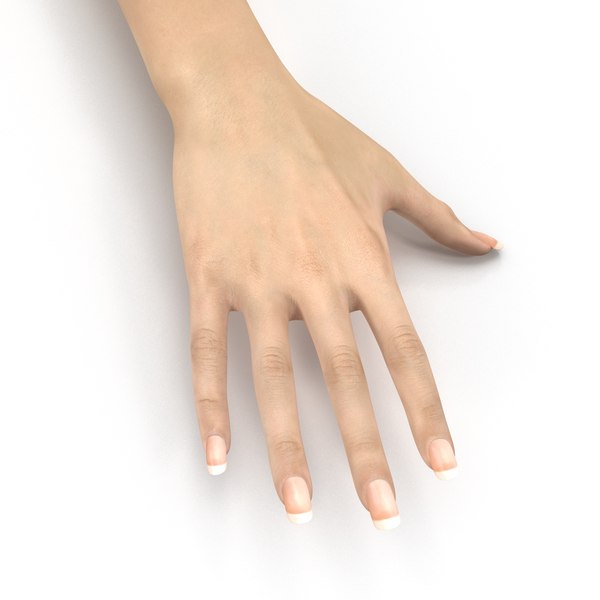 female hand 3 3d max