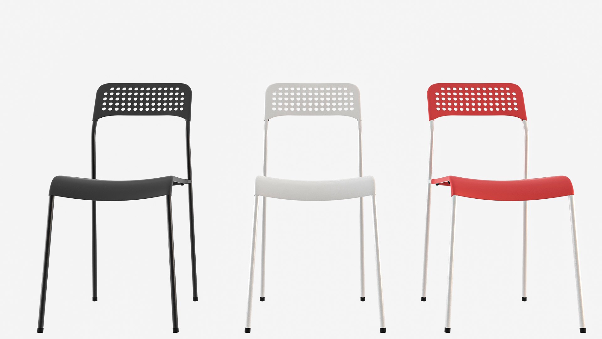 3D Adde Chair - IKEA Model - TurboSquid 2210796