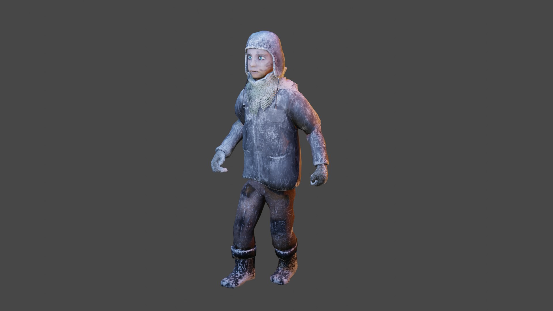 Homeless Boy Rigged Model - TurboSquid 2096605