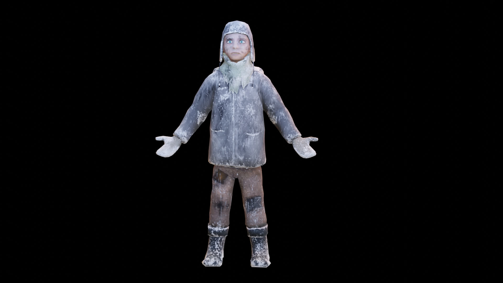 Homeless Boy Rigged Model - TurboSquid 2096605