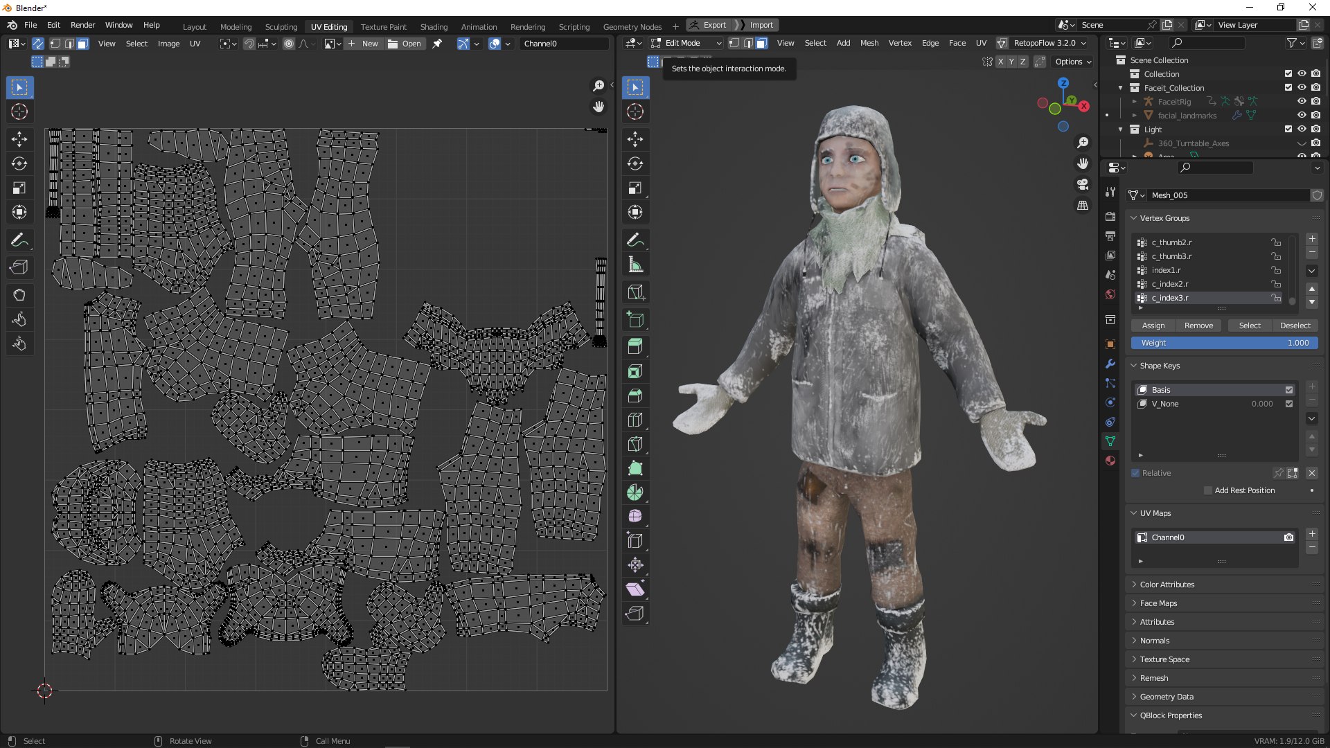 Homeless Boy Rigged Model - TurboSquid 2096605