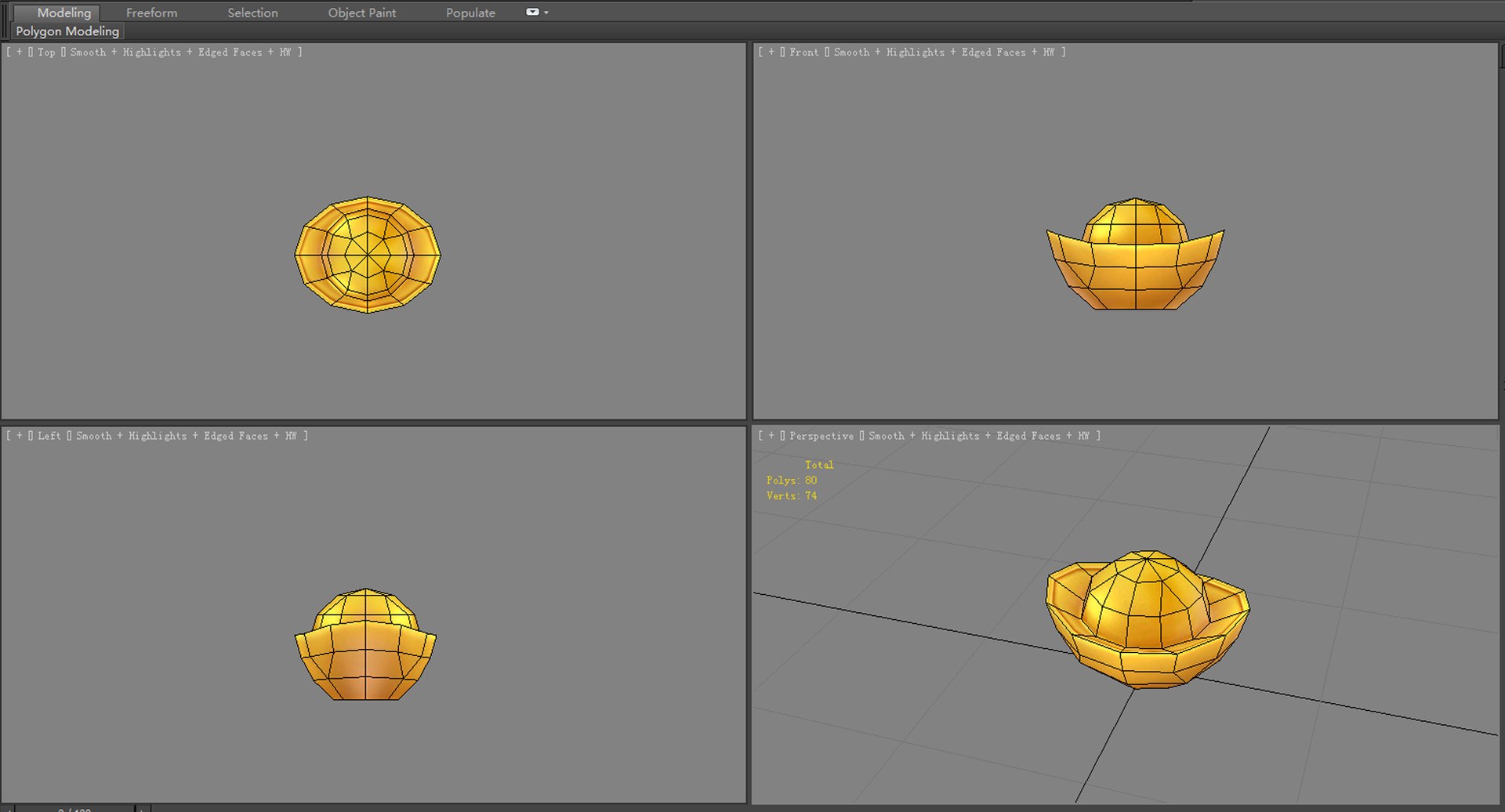 Cartoon Gold Ingot - Gold Coin Bullion 3D Model - TurboSquid 1739838