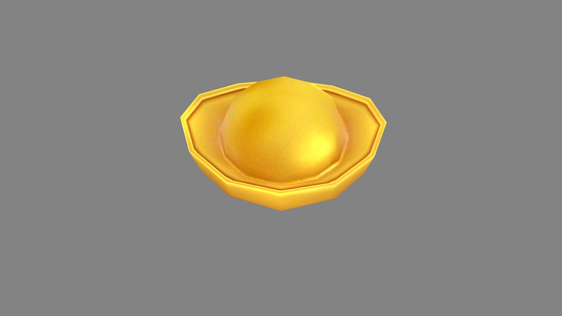Cartoon Gold Ingot - Gold Coin Bullion 3D Model - TurboSquid 1739838