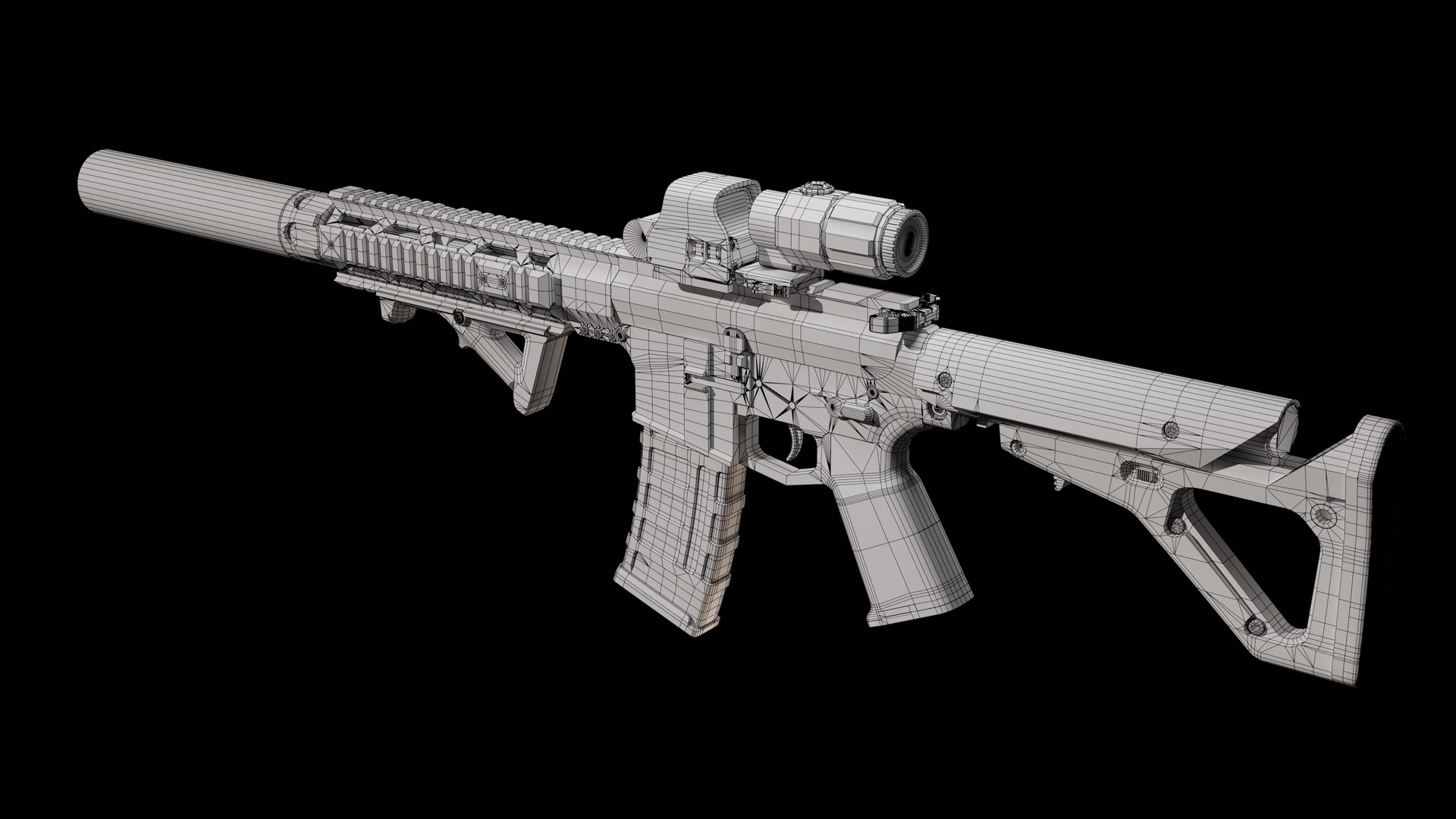 AR-15 3D Model - TurboSquid 2145987